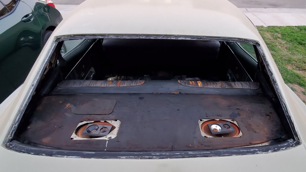 1968 chevy caprice rear window channel prep for rear glass. - YouTube