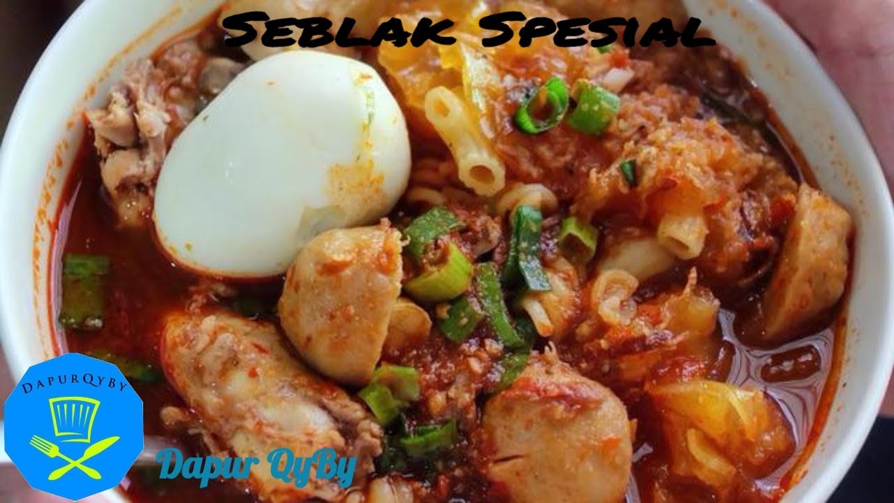 Resep Dan Cara Membuat Seblak Enak Dan Nikmat - YouTube