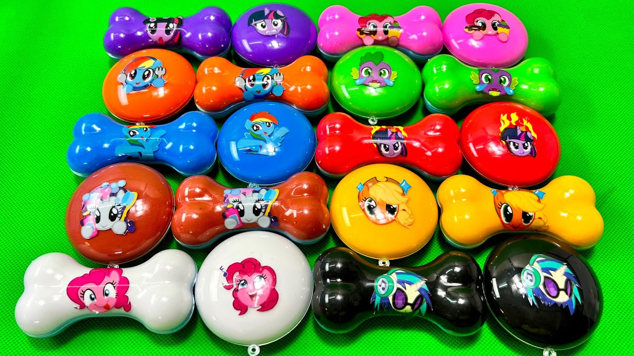 My Little Pony with CLAY | Looking Bone & Oblate Coloring | MLP ASMR ...