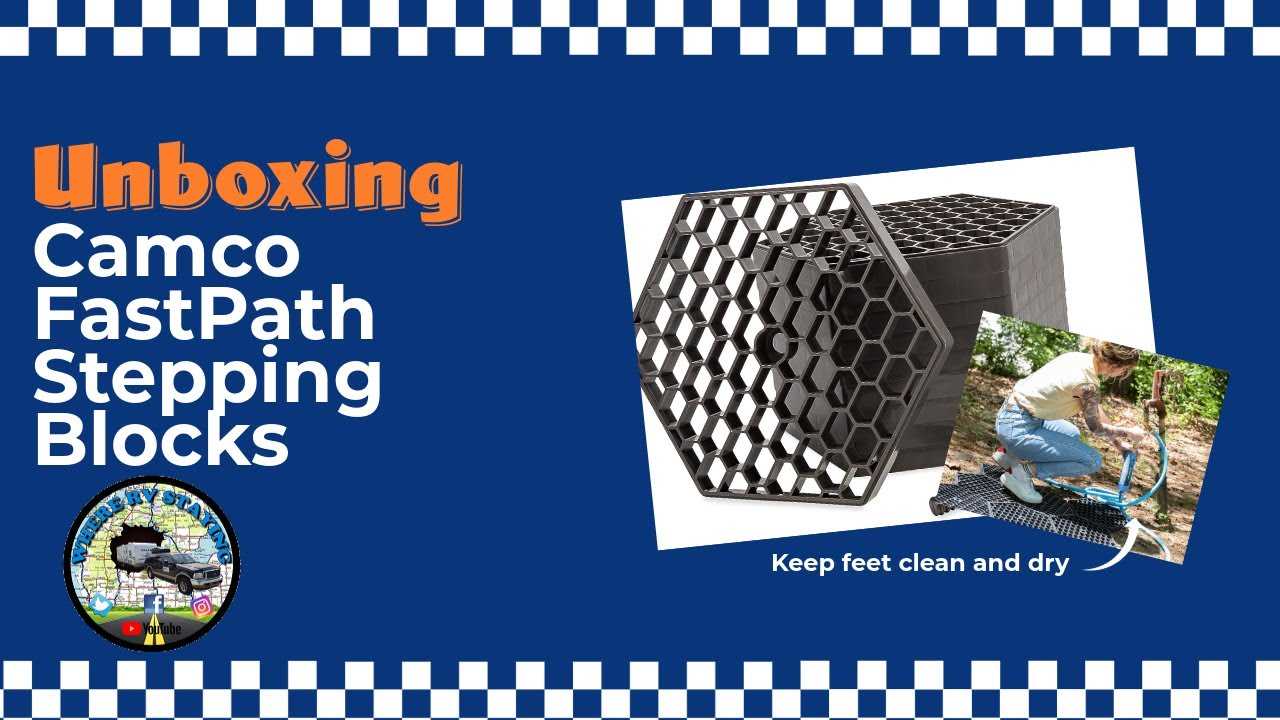 Unboxing Camco RV Travel FastPath Portable Stepping Blocks - YouTube