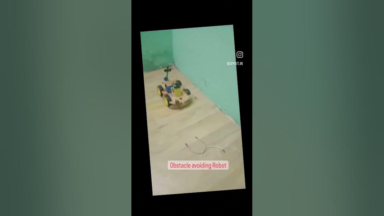 Obstacle Avoiding Robot Arduino Arduinoproject Iot Arduinorobot Raspberrypi Nodemcu