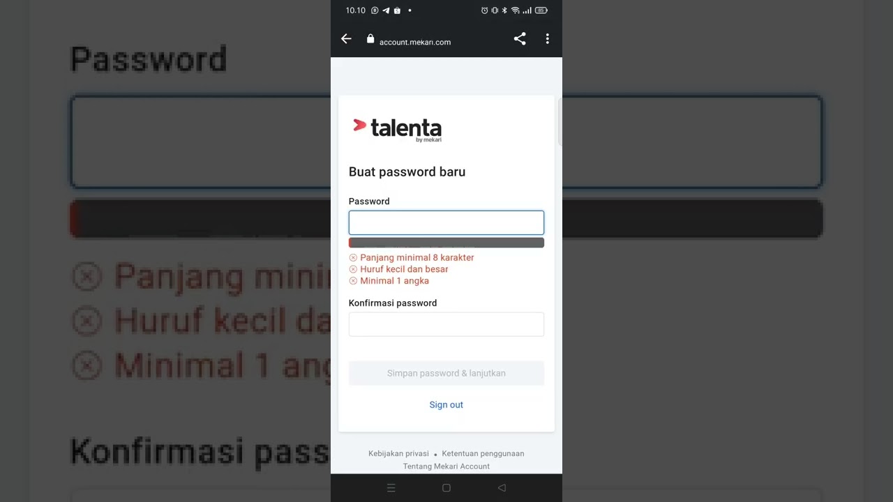 Cara me-reset password akun talenta - YouTube