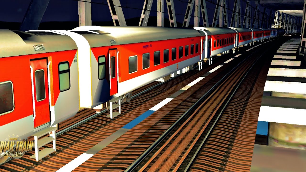 Indian Tren gaming Very Long Route Asansol Junction To New Delhi ...