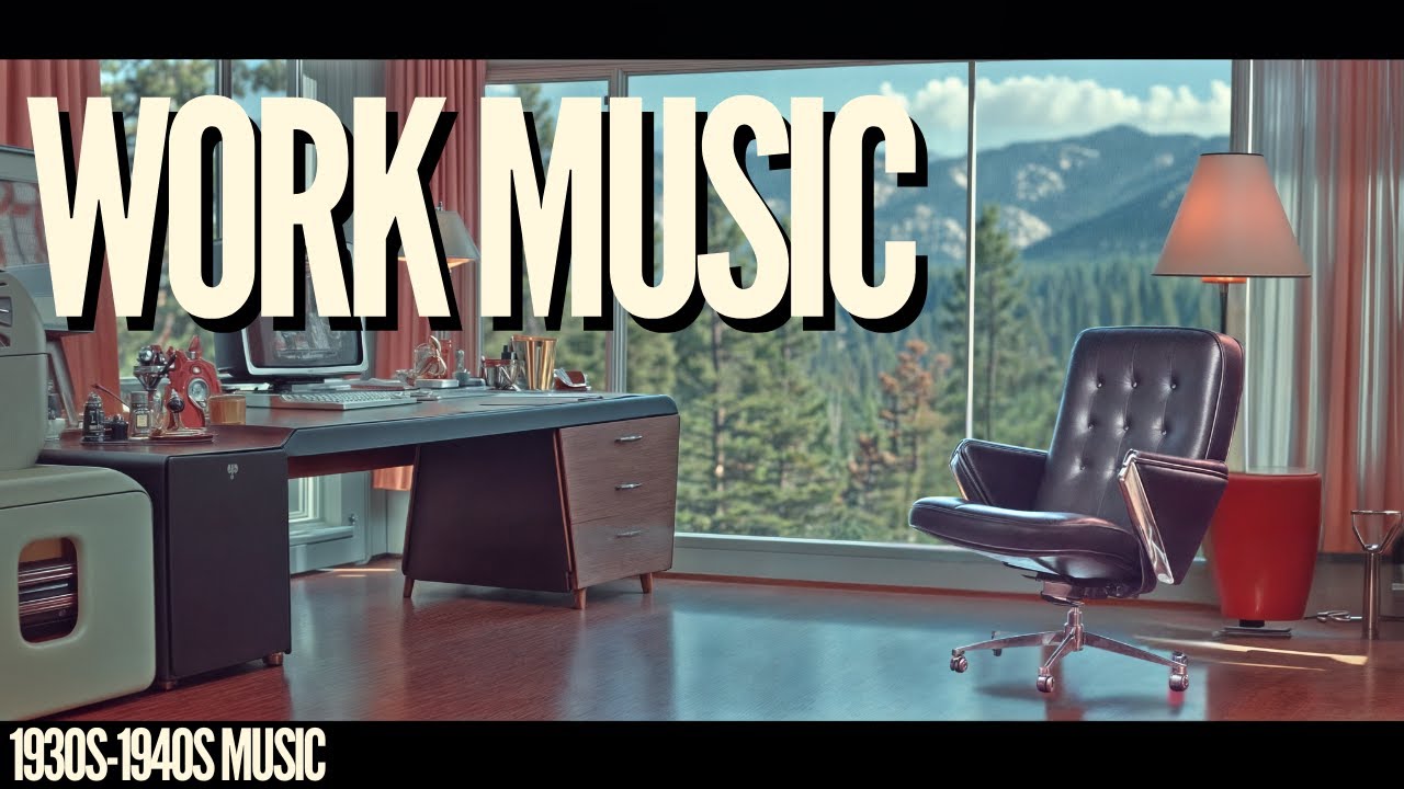 1940s WORK MUSIC – 4 Hours of Ultimate Work Music for Deep Focus and ...