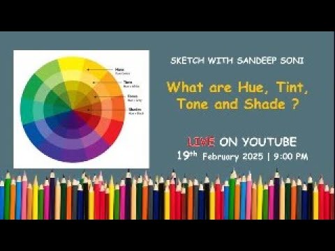 What are Hue, Tint, Tone and Shade ? How to colour objects using colour ...