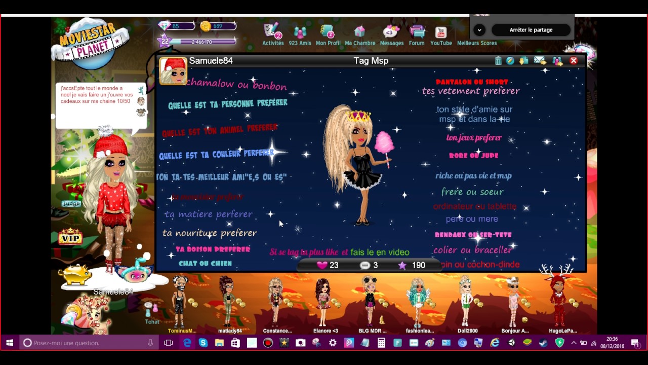 Tag msp le mien avec miss laula - YouTube