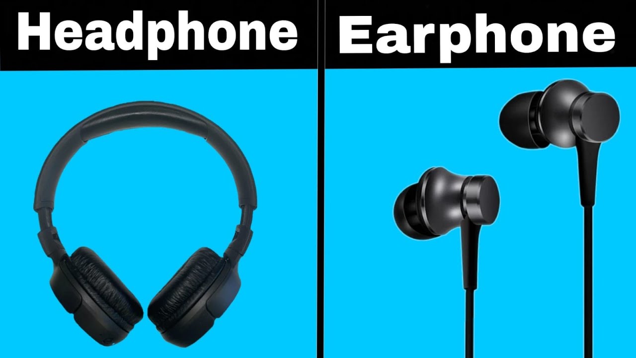 Headphones vs Earphones Comparison | #india #earphone #headphones # ...