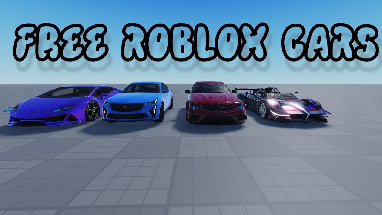 Free roblox studio cars - YouTube