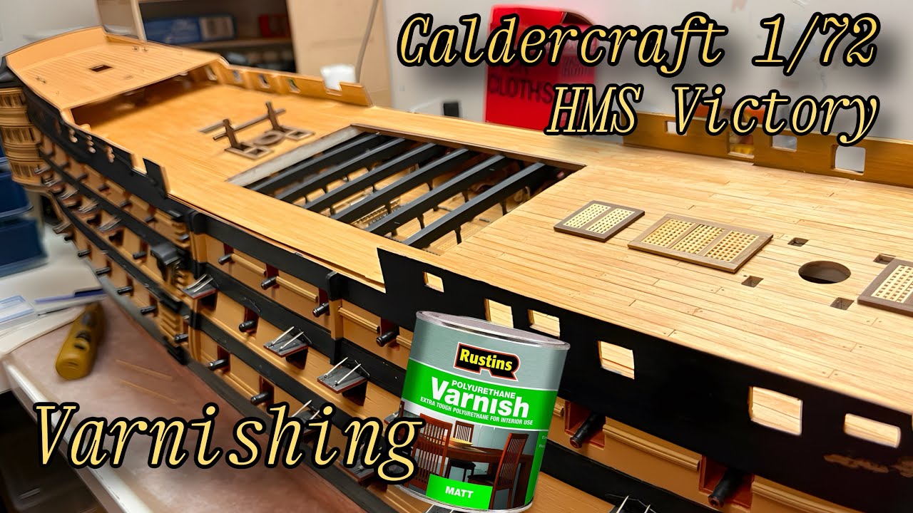 How To VARNISH The Decks - Model Ship Building - YouTube