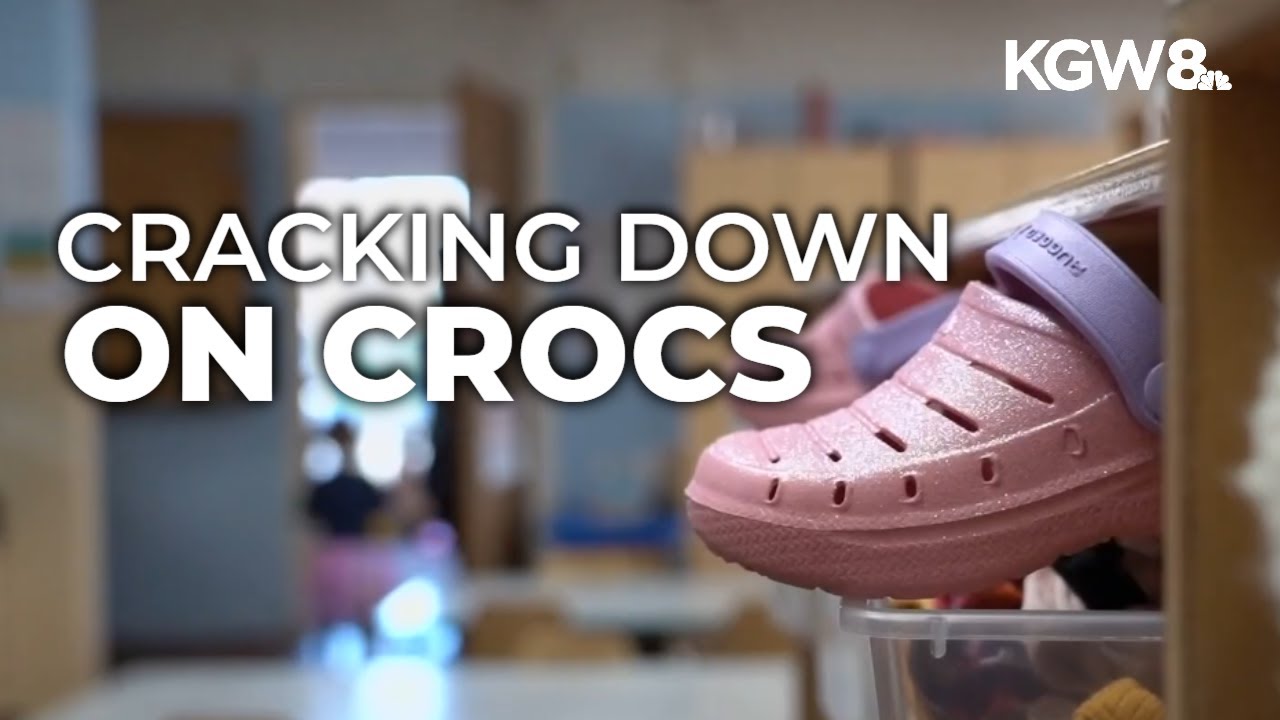 Schools ban Crocs in at least 20 states - YouTube