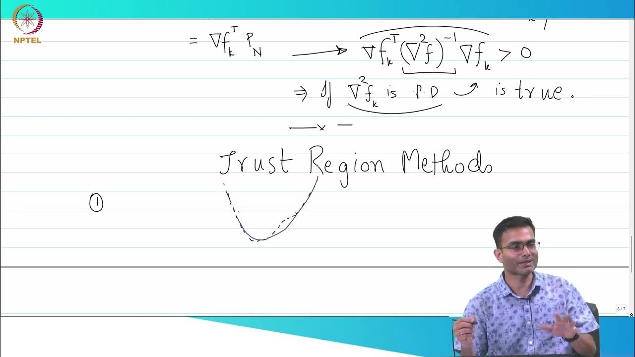 Unconstrained optimization - 7 - Trust Region Methods - YouTube