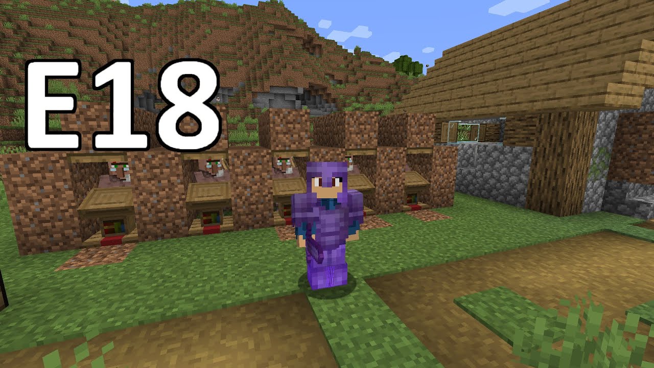 První obchody s vesničany ! | Minecraft E18 - YouTube