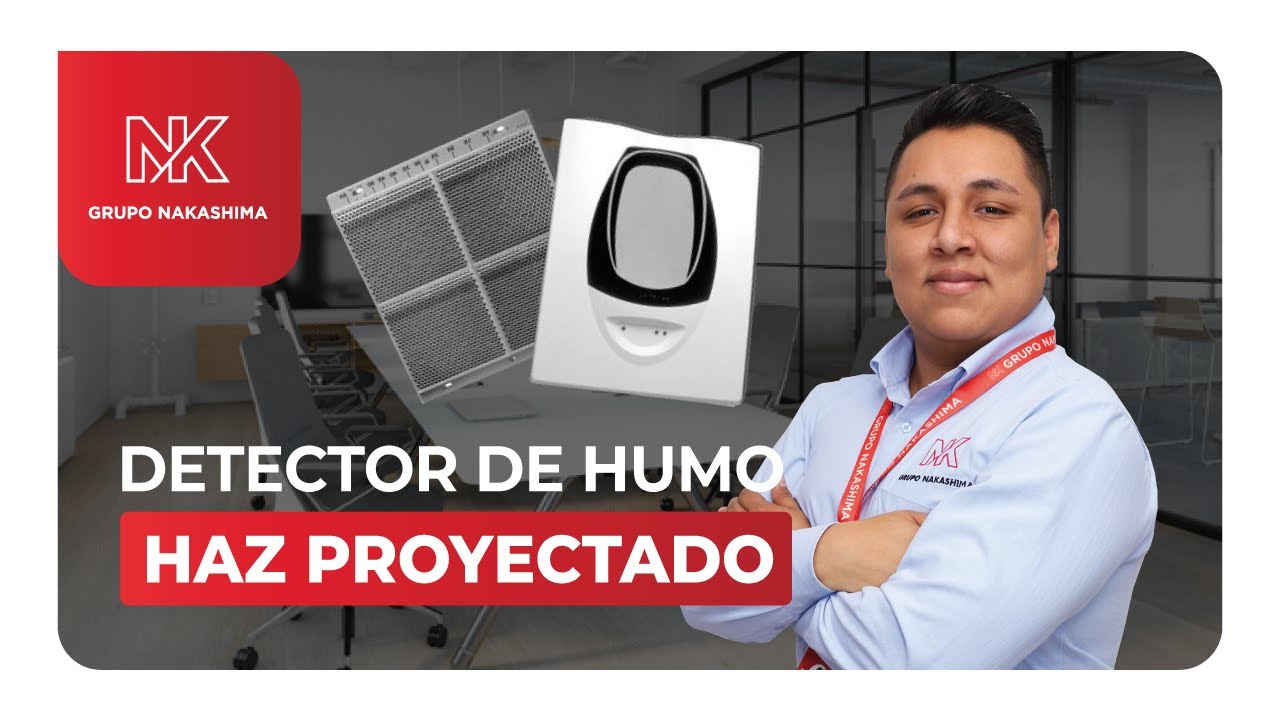Detector de humo por haz proyectado o Photobeam - YouTube