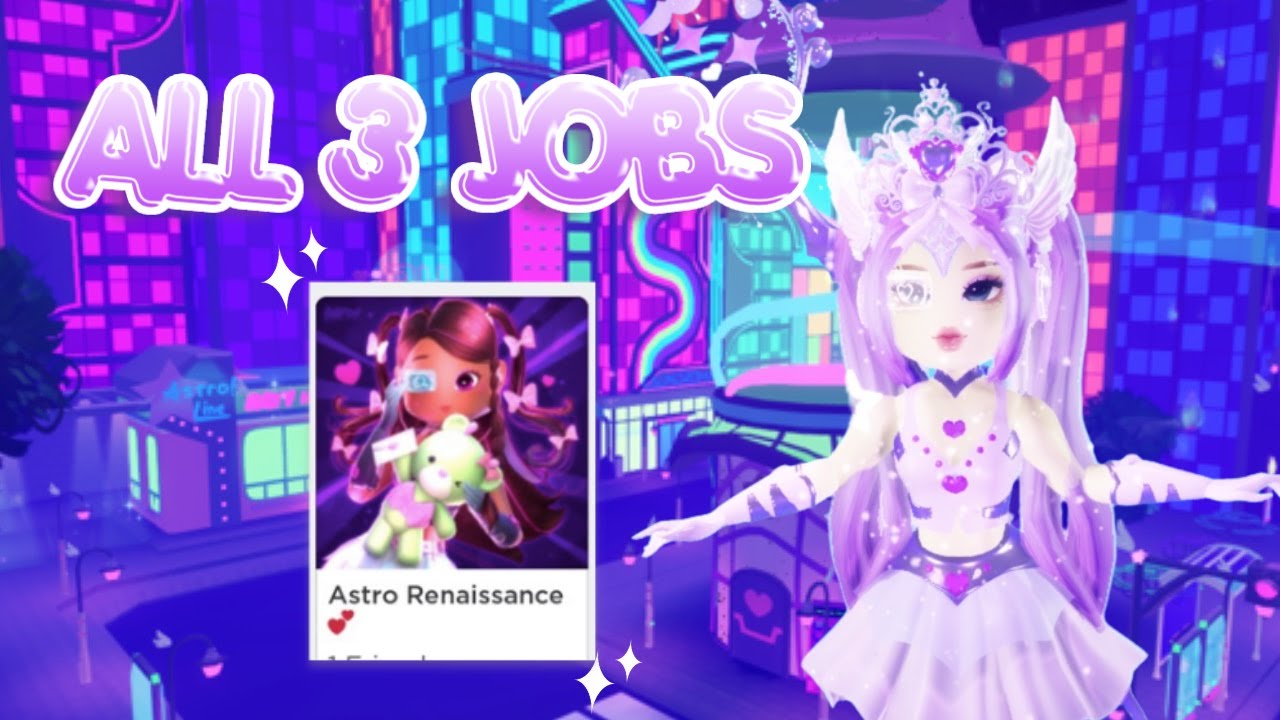 All 3 JOBS IN ASTRO RENAISSANCE! More Moonstones, More XP, Gas Station ...