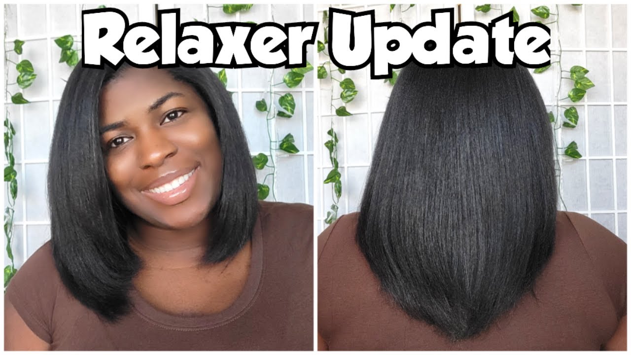 DIY RELAXER TOUCH-UP AT HOME, START TO FINISH ( neutralize, deep ...