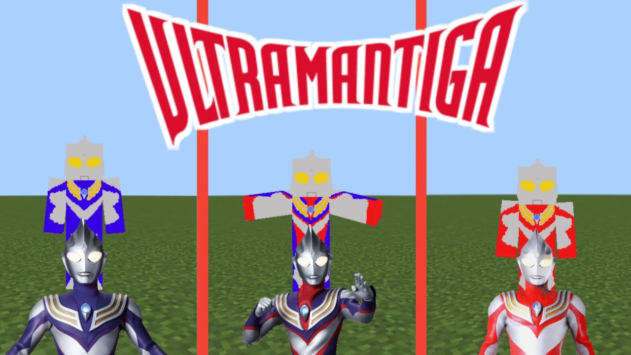 ADDON ULTRAMAN TIGA | ADDON MCPE 1.20 | MINECRAFT INDONESIA - YouTube