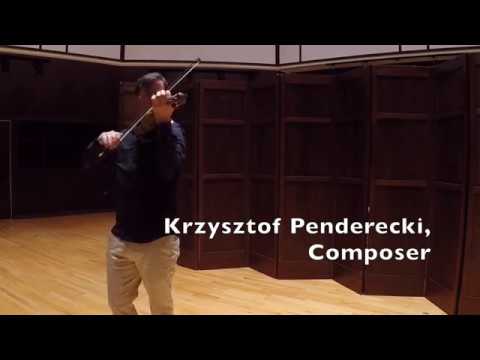Krzysztof Penderecki: Tanz; Robert H. Simonds, violin - YouTube