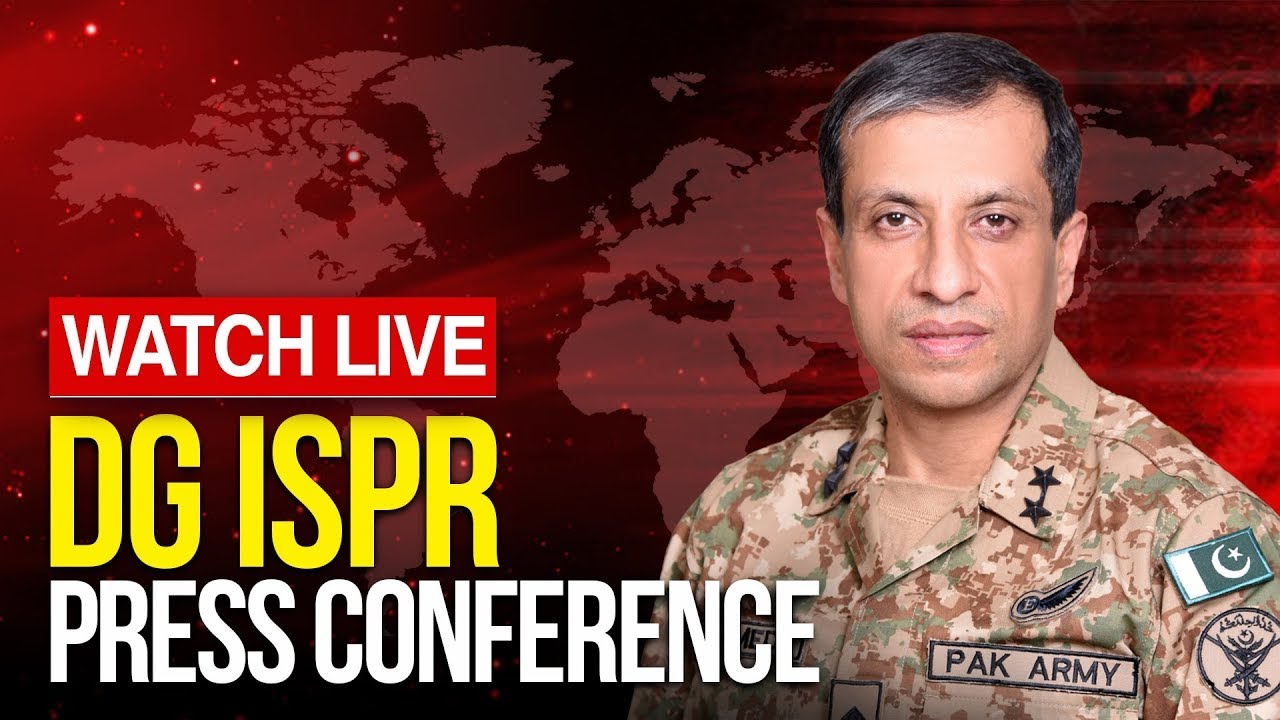 🔴 LIVE | DG ISPR LIVE | THE NARRATIVE OFFICIAL #dgispr - YouTube