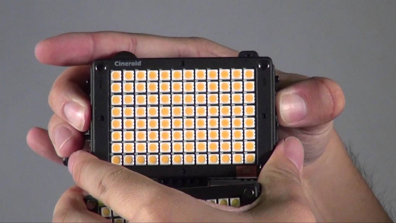 Cineroid L2C LED拍攝燈評論 - YouTube