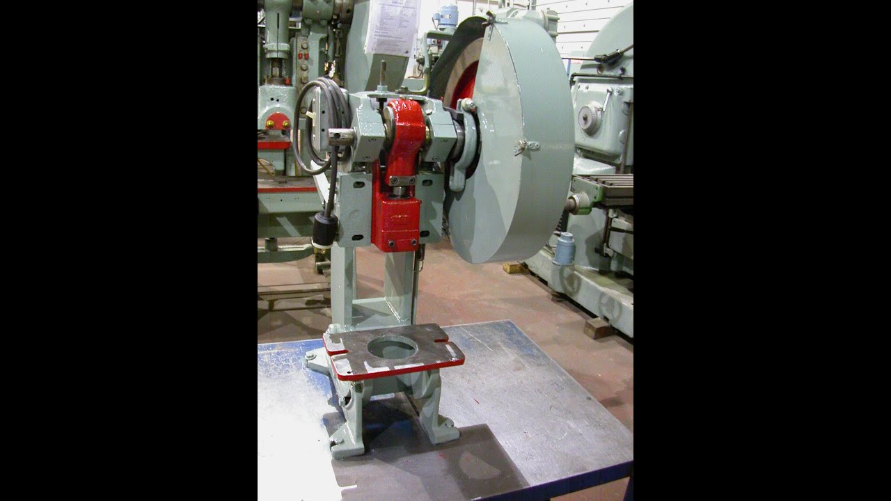 Alva Allen 2 ton Punch Press - YouTube