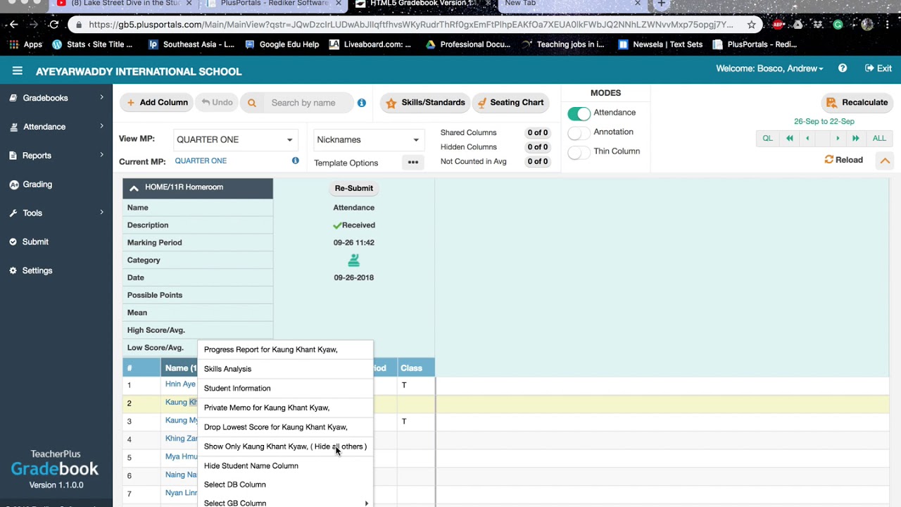 Display One Student in Portal Plus - YouTube