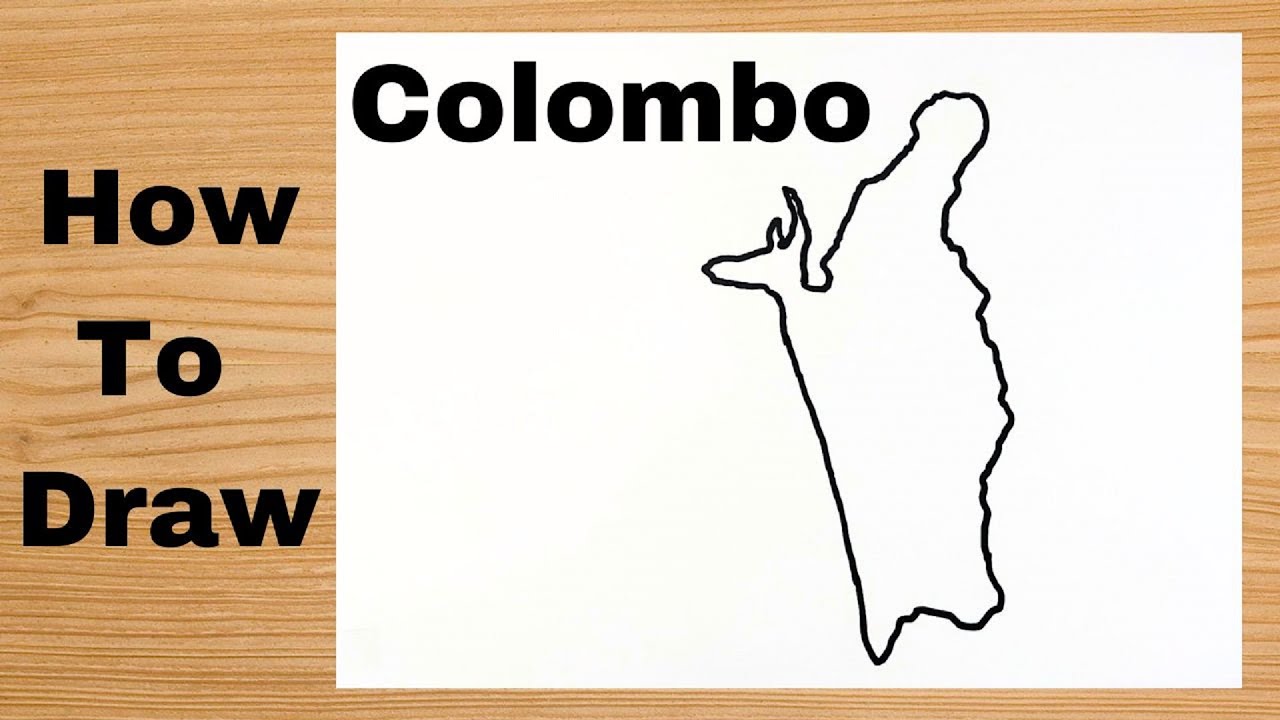 Drawing Colombo Capital Map - Sri Lanka - YouTube