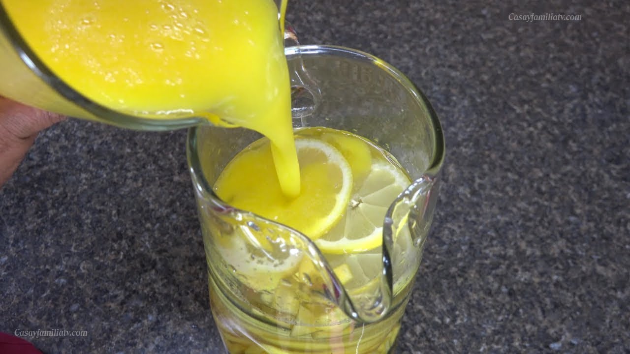 LIMONADA DE MANGO Natural y REFRESCANTE 🥭 ¡Fácil, DELICIOSA y Perfecta ...