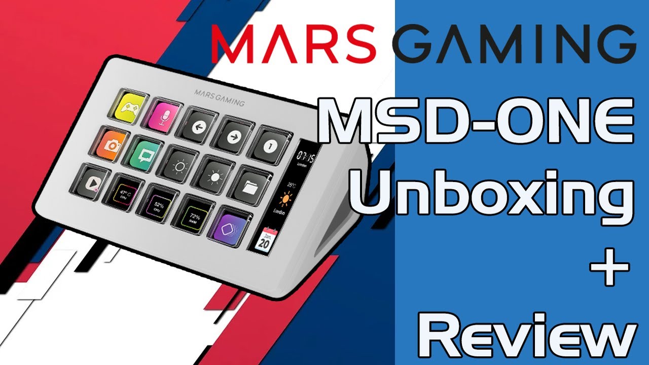 MSD ONE. UNBOXING Y REVIEW. EL STREAM DECK ECONOMICO - YouTube