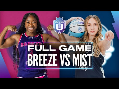 FULL GAME: BREEZE vs. MIST | Jan 19, 2026 | Unrivaled Basketball