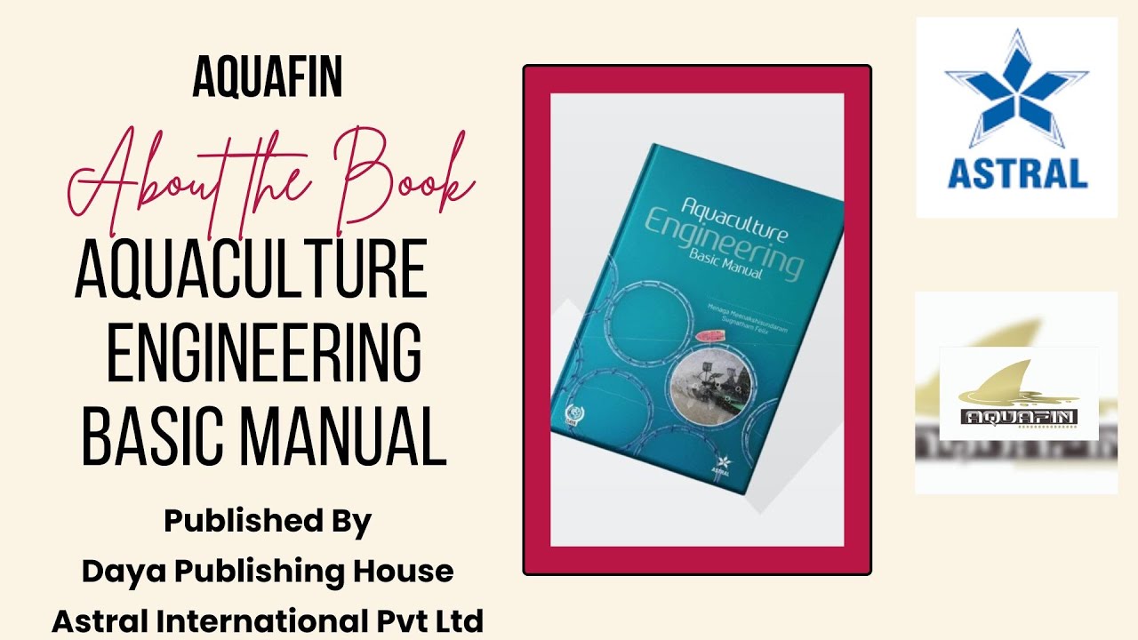 About the book: Aquaculture Engineering Basic Manual - YouTube