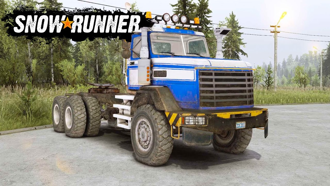 Snow Runner - Royal BM17 - Delivery Oil Barrels to the Service Hub ...