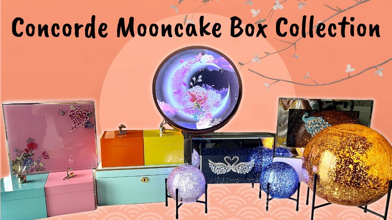 My Concorde Hotel Mooncake Box Collection 2017 - 2022 - YouTube