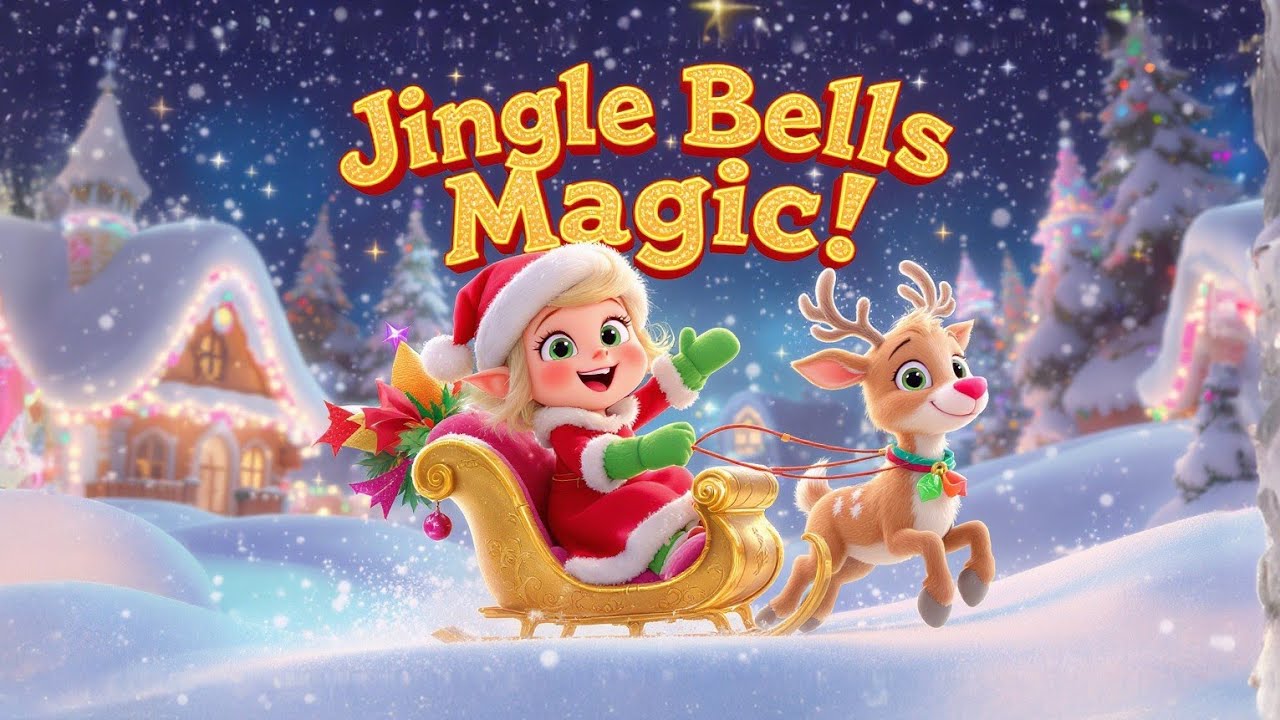 Jingle Bells Magical Christmas Adventure | Kids Christmas Song ...