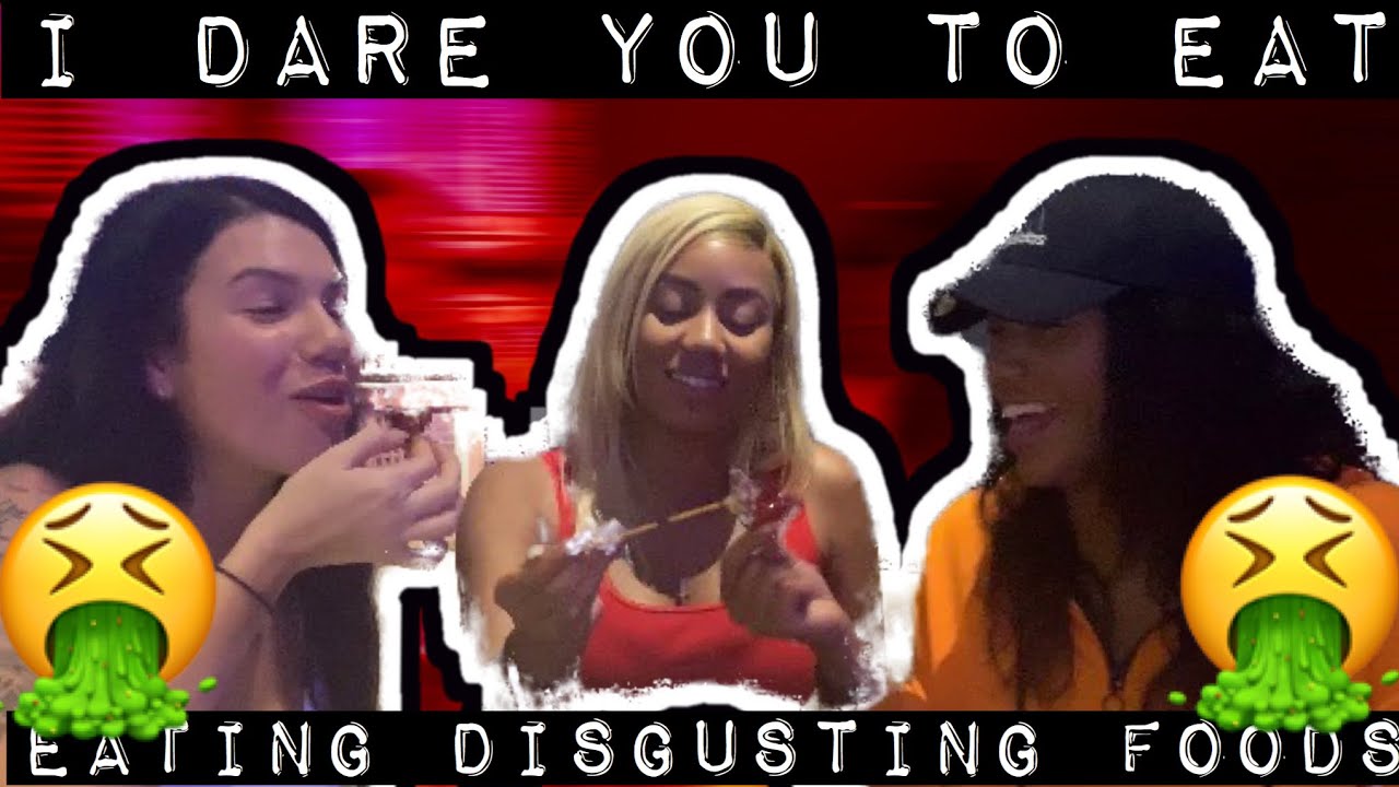 EATING THE MOST DISGUSTING THINGS VLOG - YouTube