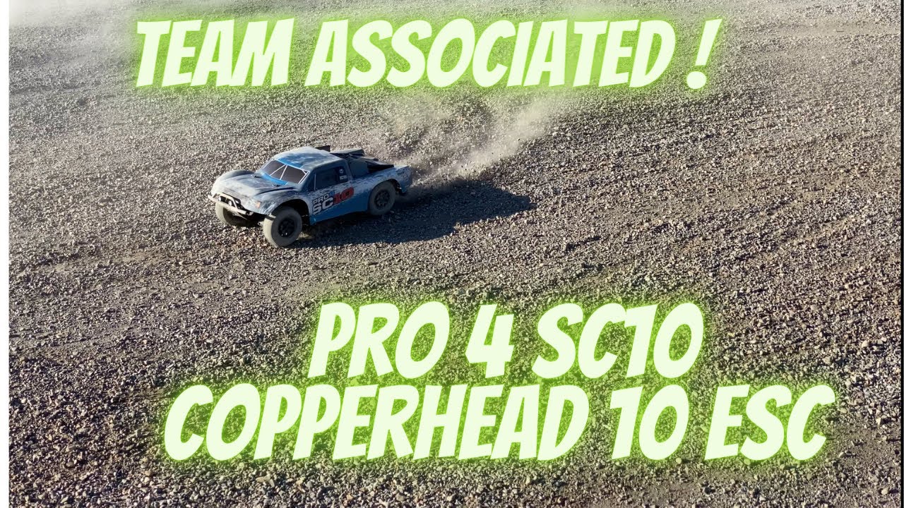 Team associated pro 4 Sc10 w/copperhead 10 esc 3200 kv motor - YouTube