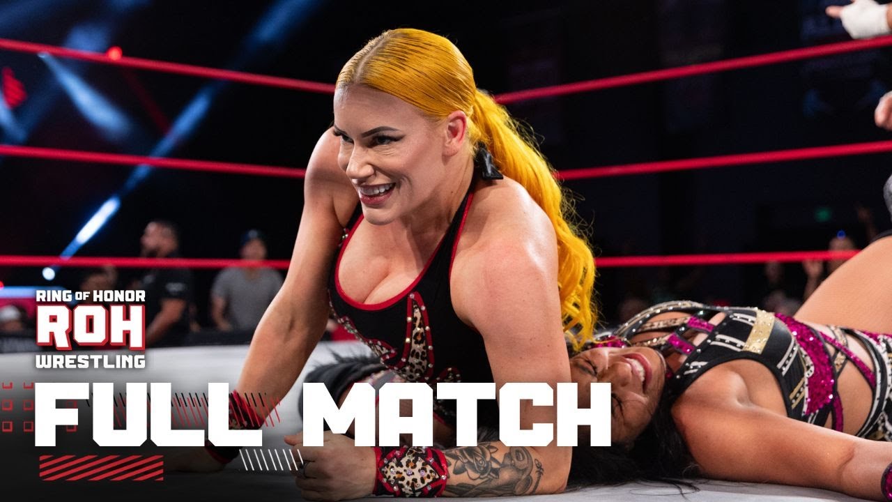FULL MATCH Taya Valkyrie vs Hyan | ROH TV Episode 76 2024 - YouTube