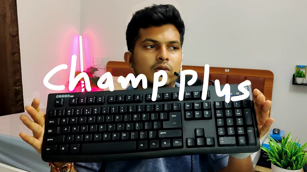 TVS Electronics Champ Plus Keyboard Best for Typing - YouTube