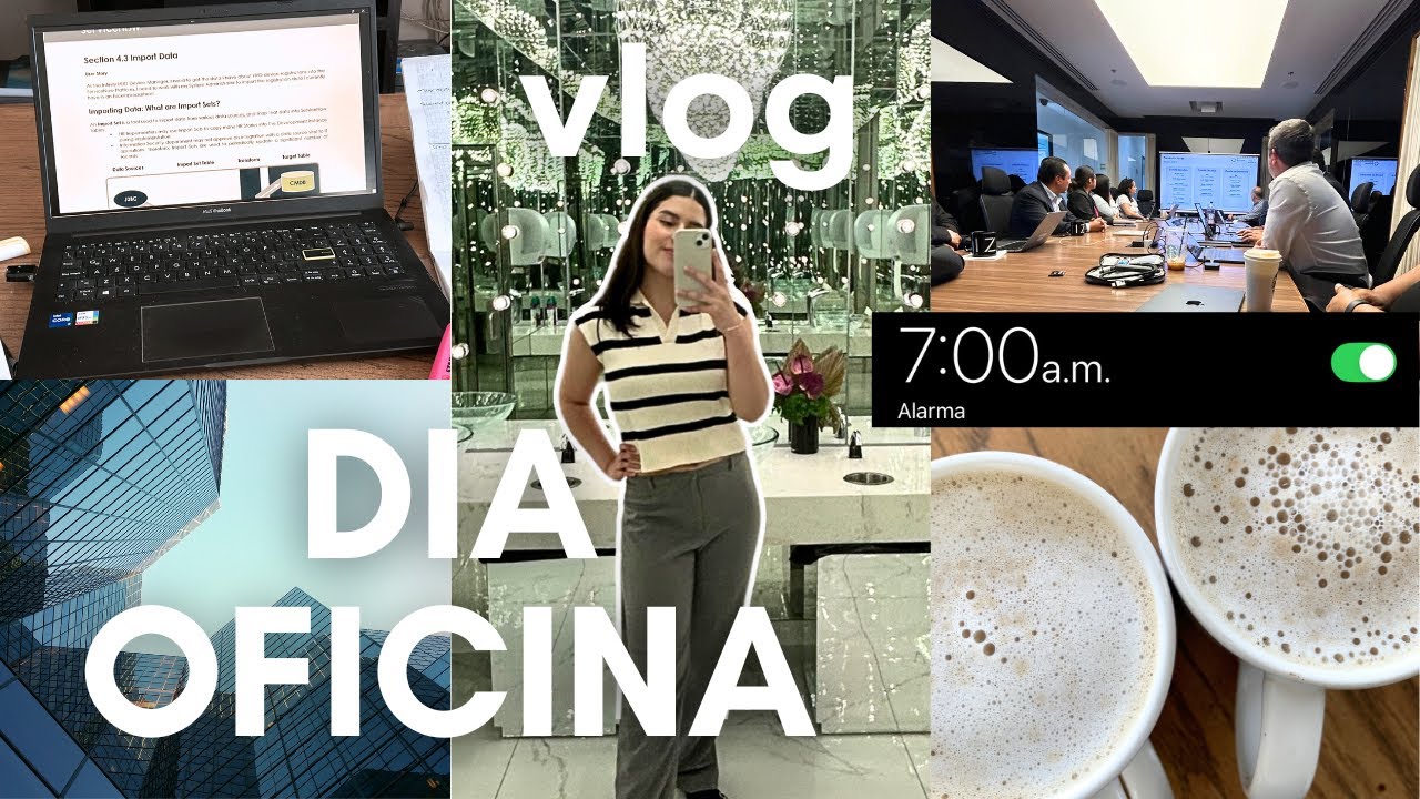 vlog DIA DE OFICINA | dia en mi vida trabajando en la oficina 9-5 ...