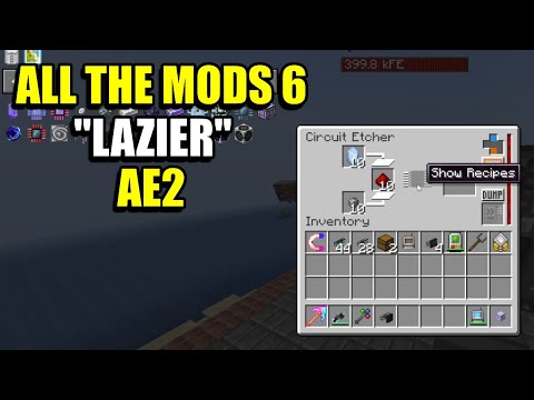 Ep140 "Lazier" AE2 - Minecraft All The Mods 6 Modpack - YouTube
