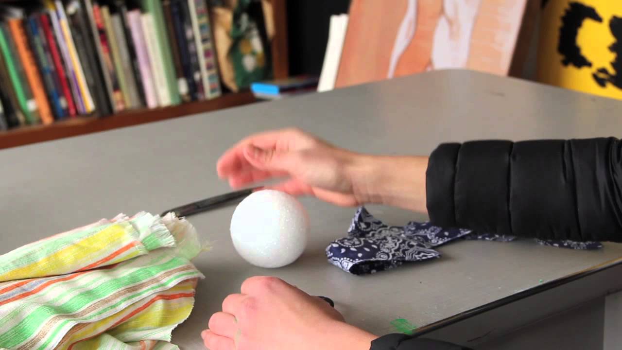 How To Get Fabric To Fit A Round Object Fun Decorative Crafts YouTube How To Get Fabric To Fit A Round Object Fun Decorative Crafts YouTube