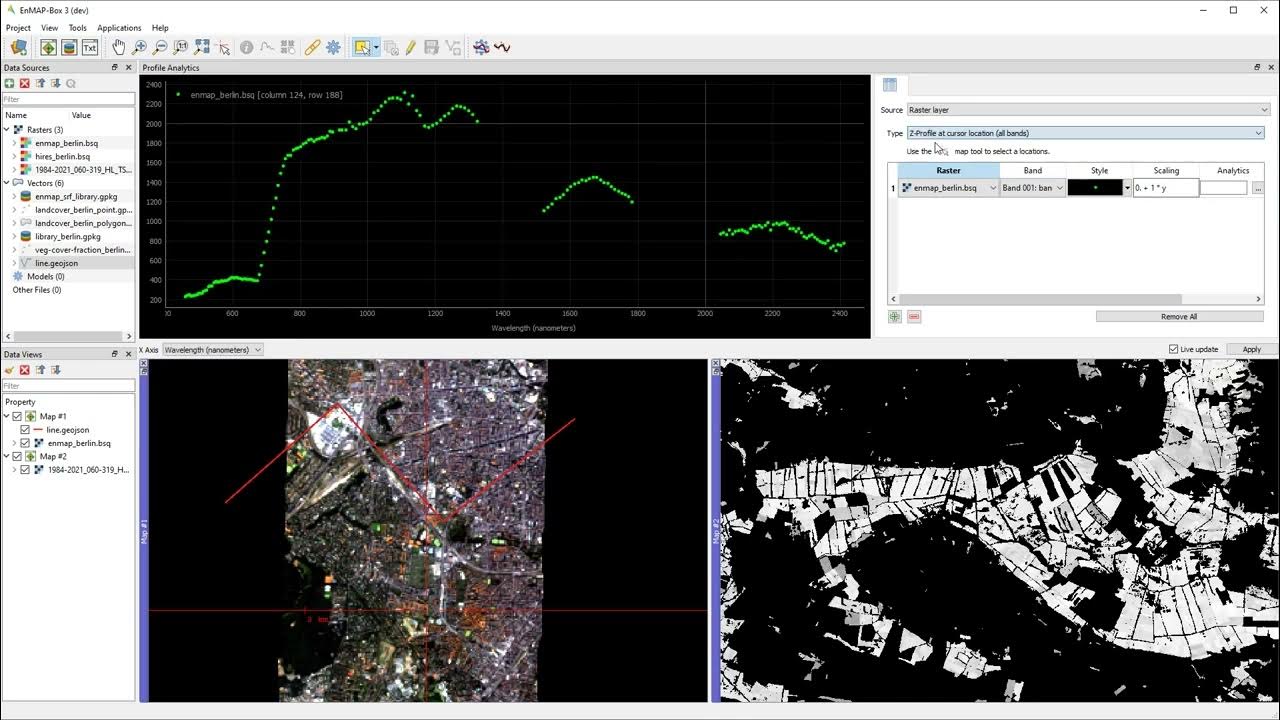 Profile Analytics in EnMAP-Box v3.11 - YouTube