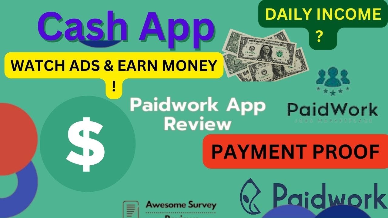 Watch Ads And Earn Money App | Paidwork Earning App | How To Earn Money ...