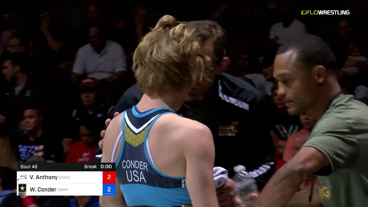 Final X/WM 50 KG - FX2 - Victoria Anthony (SKWC) Vs. Whitney Conder ...