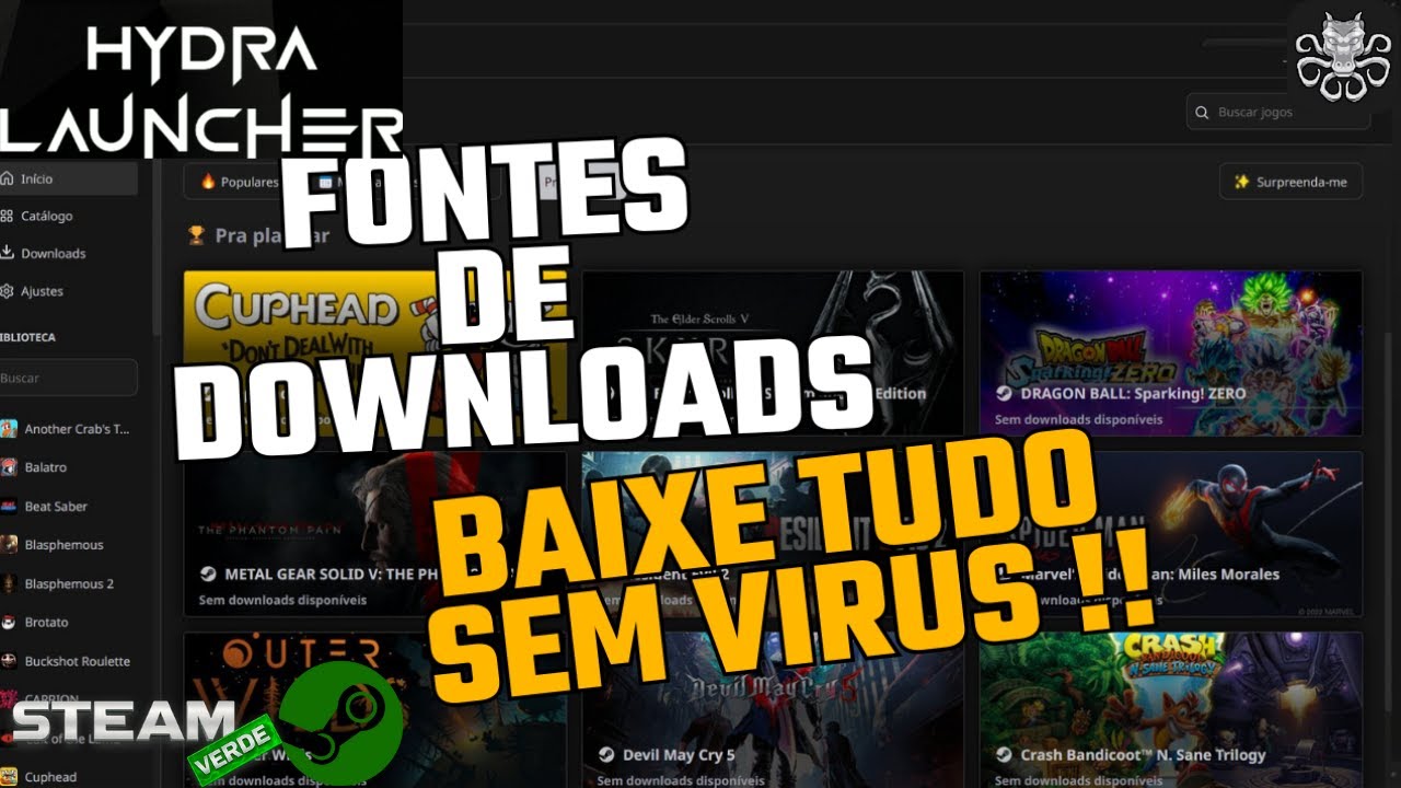 Hydra Launcher Guia definitivo: Como Baixar e Instalar as Fontes Dos ...