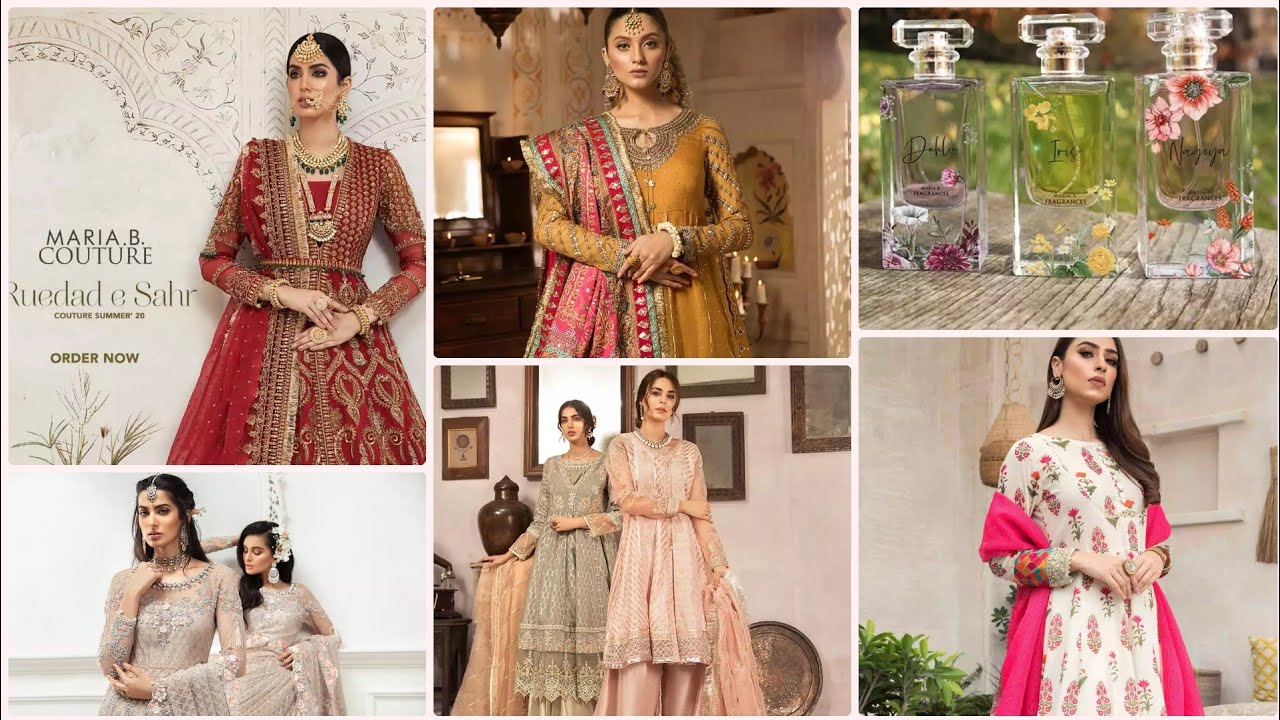 Maria b Eid Collection New arrival bridal Dresses 2020 - YouTube