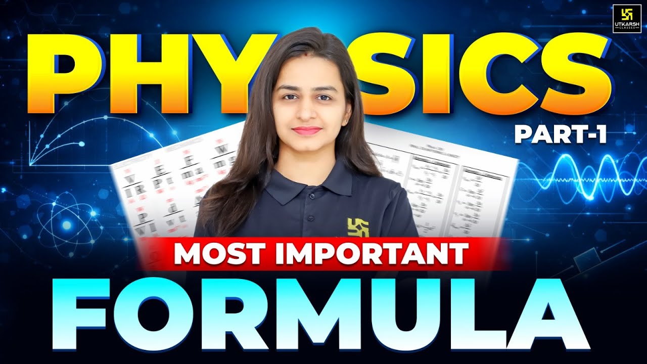 Physics Important Formulas #1 | B.Sc Nursing Entrance Exam Preparation ...