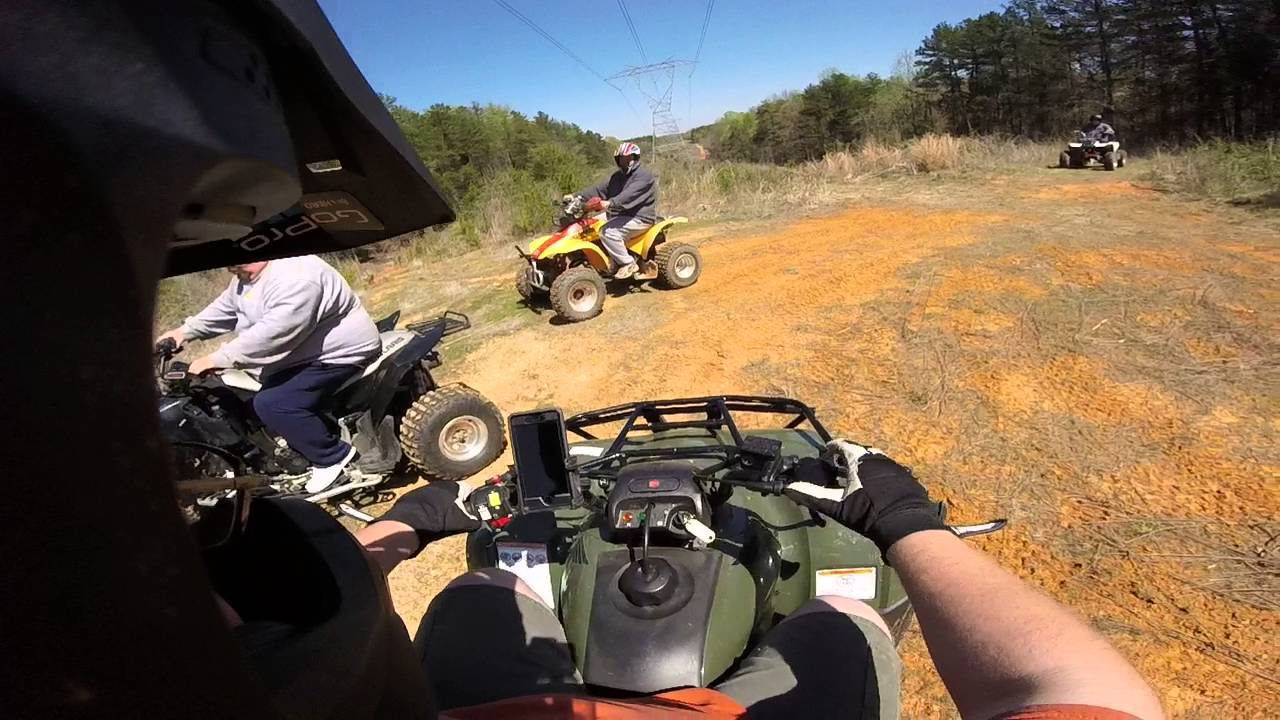 Honda Recon Honda 300ex Polaris Outlaw 500 Yamaha Warrior 350 - YouTube