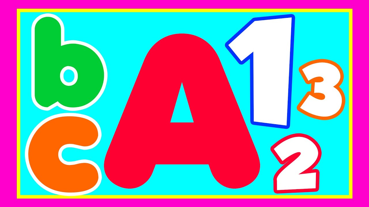 ABC Shapes &123 Learning For Toddlers | ABC and Numbers For Preschool ...