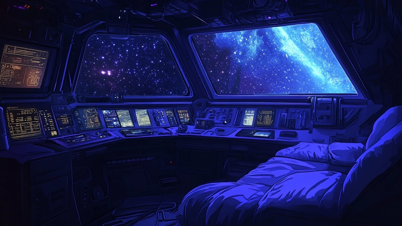 Orbital Space Shelter | Living in Relaxing Space | Soothing Smooth ...