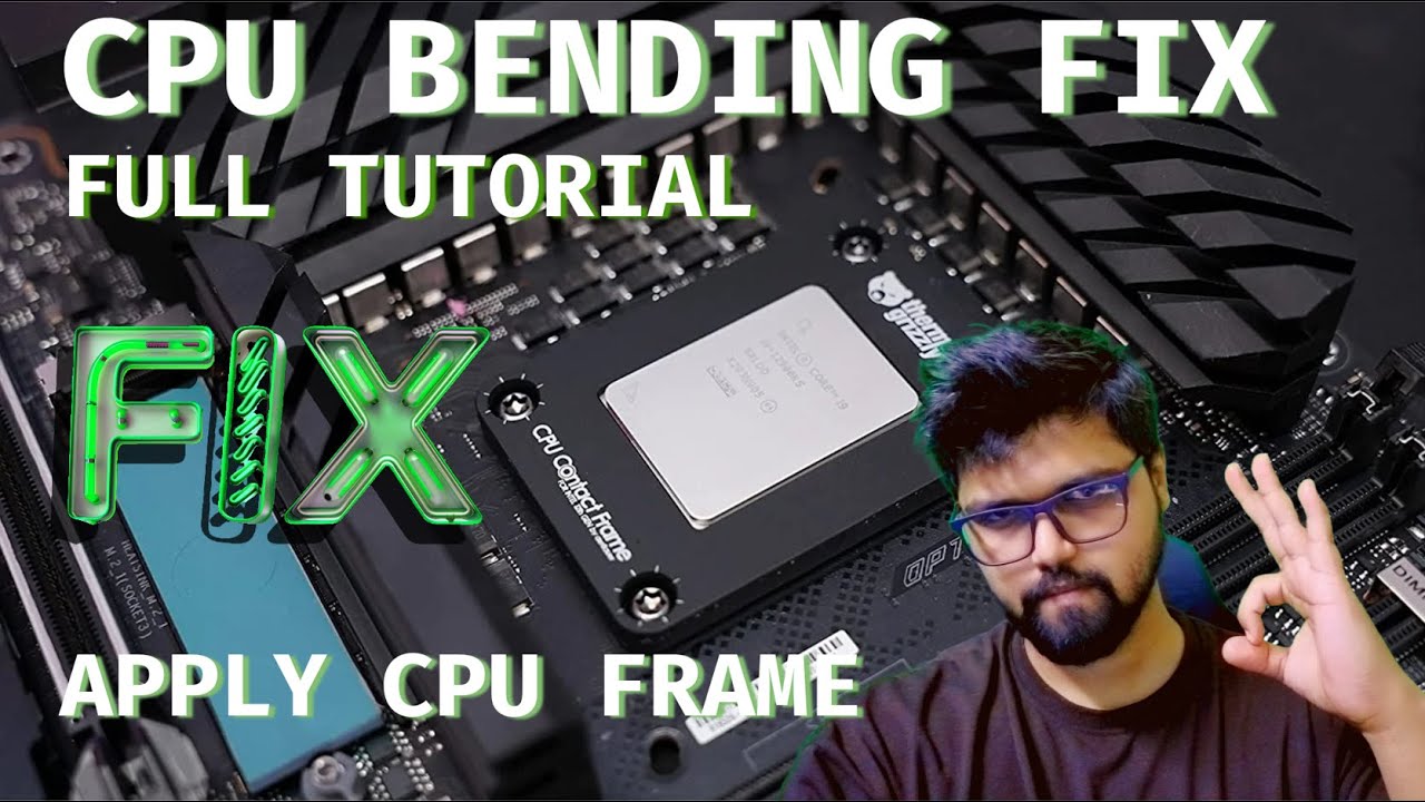 Apply cpu contact frame from thermal grizzly - don't let your processor ...